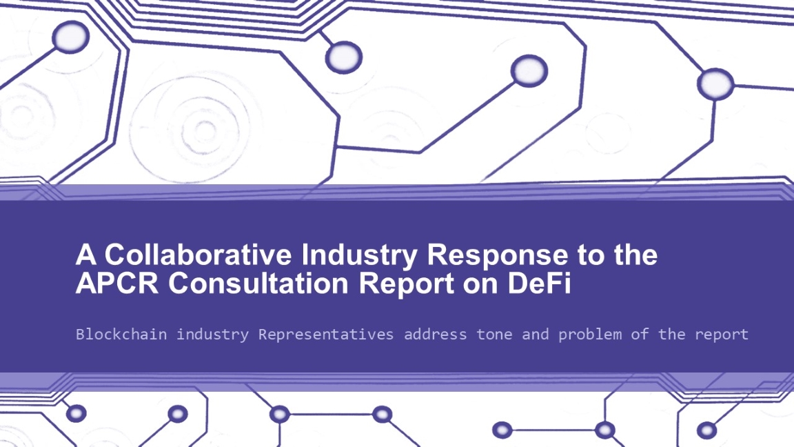 A Collaborative Industry Response to the APCR Consultation Report on ...
