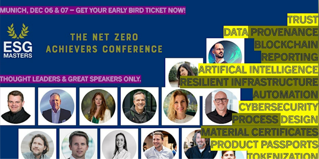 ESG & Net Zero Business Conference - European Blockchain Association